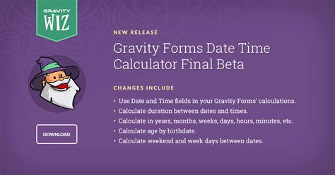 Gravity Forms Date Time Calculator Final Beta Gravity Wiz