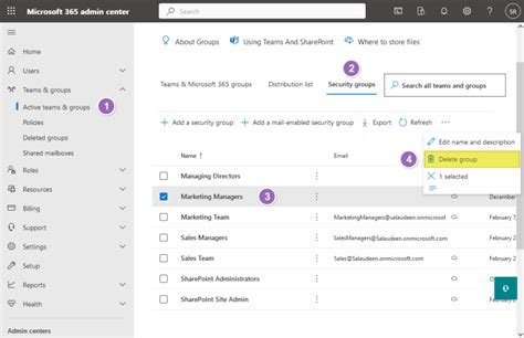 Office 365 How To Delete A Security Group In Using Powershell Sharepoint Diary
