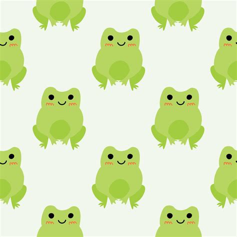 Cute Cartoon Frogs Enamored Green Toads Vector Animal Characters