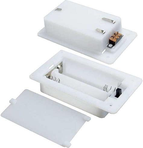 Aaх2 Switch 75х44х18mm Батарейный отсек с выключателем белый купить с доставкой по выгодным