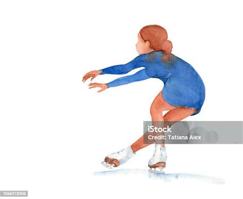 피겨 스케이팅 선수에 앉아 파란 드레스에 흰색 배경에 위치를 회전 합니다 건강한 생활방식에 대한 스톡 벡터 아트 및 기타 이미지 건강한 생활방식 겨울 겨울 스포츠