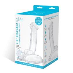 Glas Rideable Standing Glass Cock With Stability Base Sex Toys Adult Novelties
