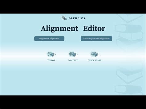 Alpheios Alignment Editor