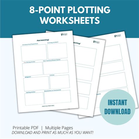 Plotting Worksheets Printable Plotting Worksheets Story Plotting 8