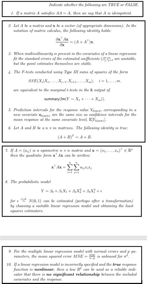 Solved If A Matrix A Satisfies Aa A ﻿then We Say That A ﻿is