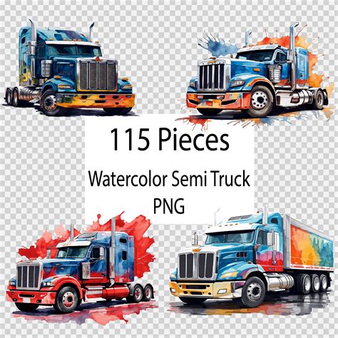 Semi Truck Clipart High Quality Png Images