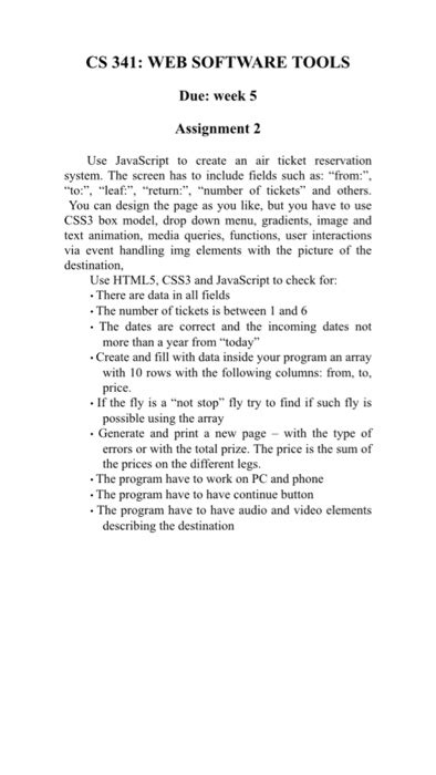 Create A Program In Html And Event Driven Javascript