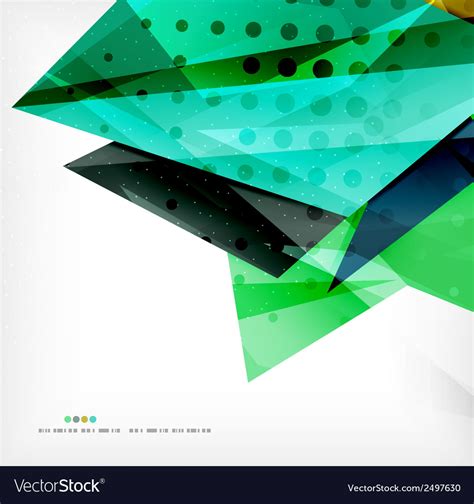 Abstract Colorful Overlapping Composition Vector Image