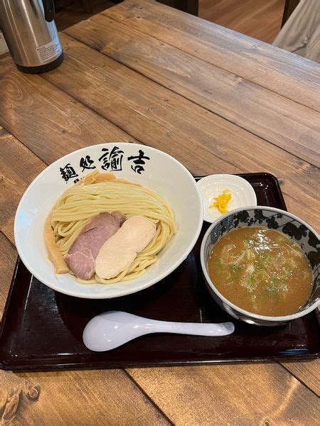 『貝出汁鶏白湯魚介つけ麺 大盛り』麺処 諭吉 ひたちなか店のレビュー ラーメンデータベース