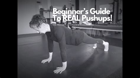 The Complete Beginners Guide To Pushups Youtube