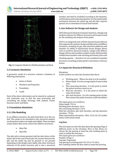 Irjet Analysis Of Offshore Jacket Structure Pdf
