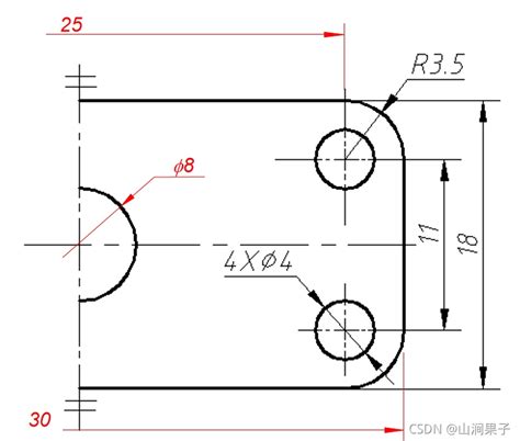 尺寸标注详解：规则、组成与常用方法 Csdn博客