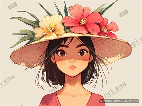 Ai创作图花季少女插画 夏日少女插画 戴斗笠的女孩 夏天少女插画 戴草帽的少女 拿草帽的少女 戴草帽女孩 夏天女孩插画 手绘戴草帽的小女孩 少女与花插画 夏天的女孩插画 黑人女孩插画 日系风格