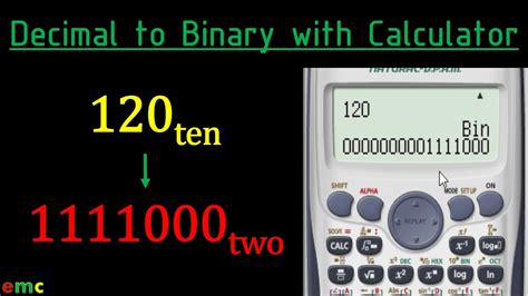 How To Convert Decimal To Binary Using Calculator In Less Than A Minute Youtube