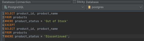 Sql Except Everything You Need To Know