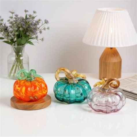Blown Glass Pumpkins Etsy