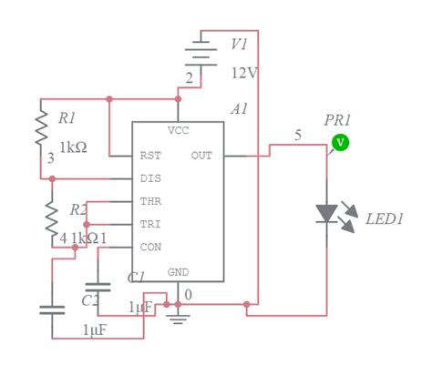 555 ASTABLE MULTIVIBRATOR Multisim Live