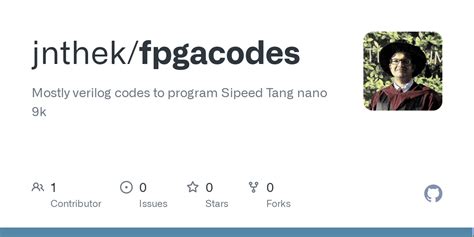 GitHub Jnthek Fpgacodes Mostly Verilog Codes To Program Sipeed Tang