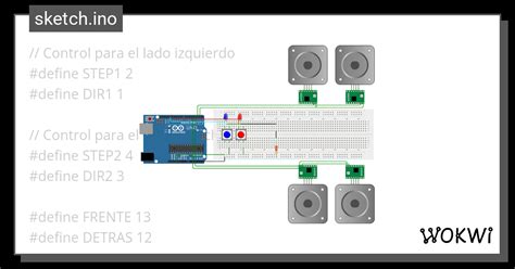 motor a pasos 2 wokwi esp32 stm32 arduino simulator