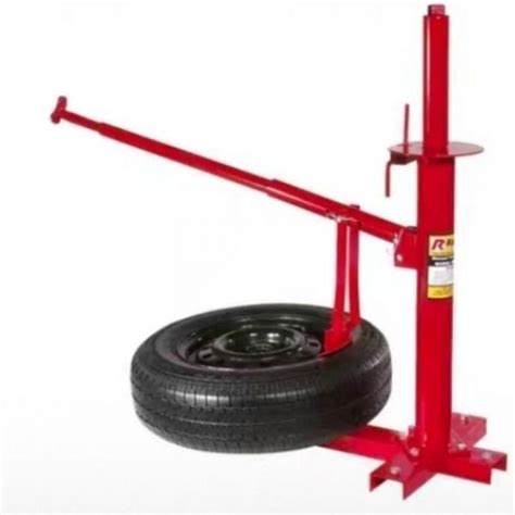 Qoo10 타이어 탈착기 대형 리프트 오토바이 이동식 수동 바퀴 수리기기 장비 블랙박스내비자동차용품