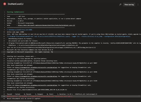 Selenium Getting Build Error Error Error The Process Cprogram Filesdotnetdotnetexe