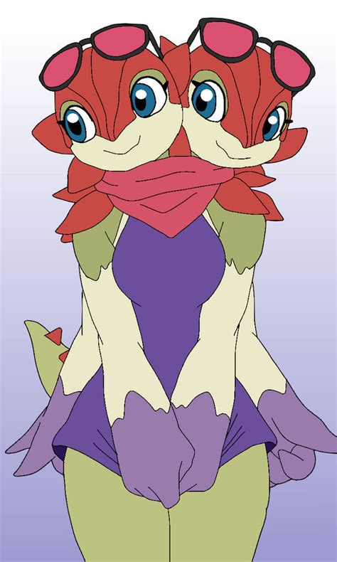 Floramon Twins By Mojo1985 On Deviantart