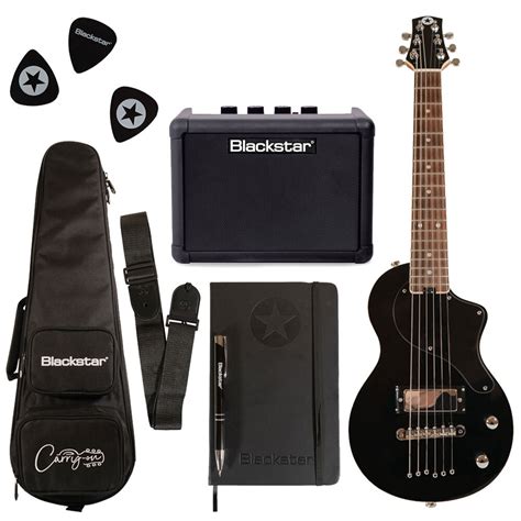 Blackstar Carry On Deluxe Black Тревел-гитара в комплекте с комбо FLY 3 ...