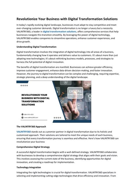 Ppt Revolutionize Your Business With Digital Transformation Solutions Powerpoint Presentation