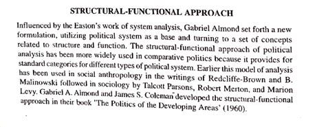 Structural Functional Approach Structural Functional Approach