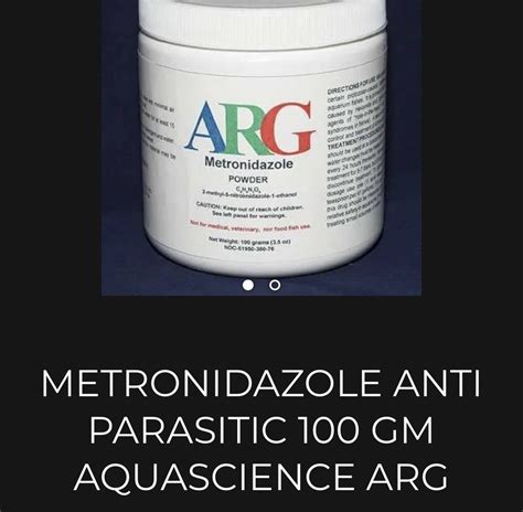 Anybody Use This Version Of Metronidazole Cichlid Fish Forum