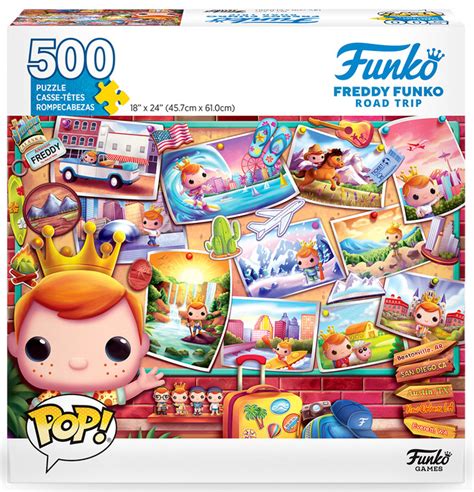 Puzzle Pop Freddy Funko Pas Cher Puzzle Road Trip 500 Pièces