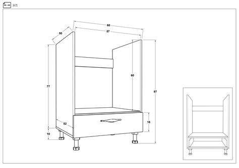 Шкаф за фурна Матис 01 Мебели Виденов