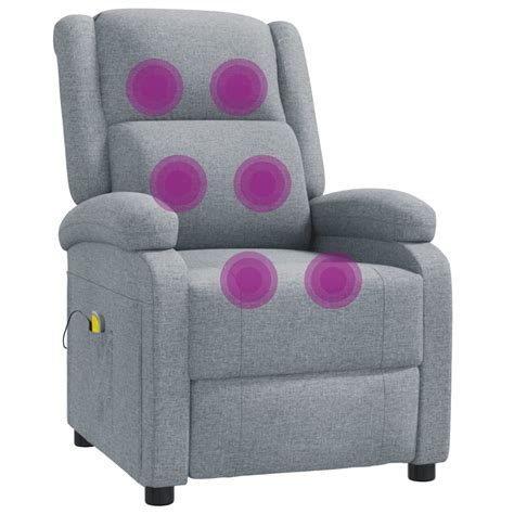 Fauteuil De Massage，fauteuil De Salon，chaise De Massage Gris Clair