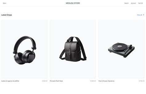 Medusa Nextjs Commerce Template
