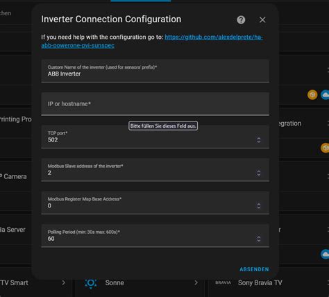 Custom Component ABB Power One FIMER PV Inverters SunSpec Modbus TCP Custom Integrations