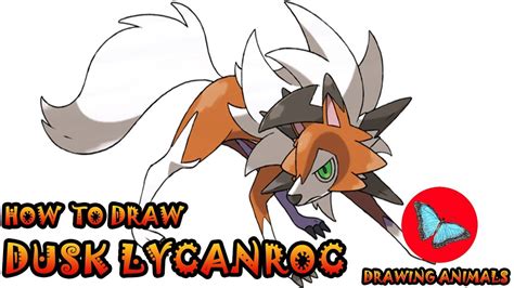How To Draw Lycanroc Dusk Form