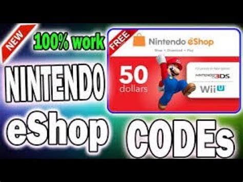 How To Get Free Nintendo eShop Codes - Nintendo eShop Card Codes Free ...
