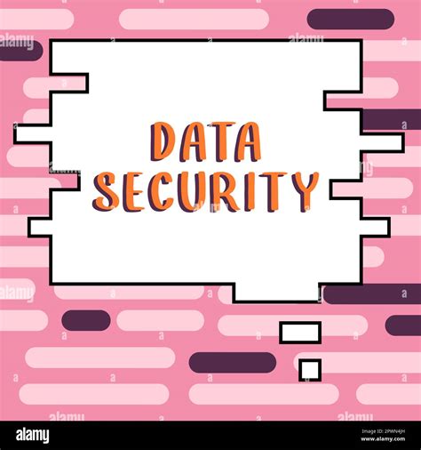 Text Showing Inspiration Data Security Word Written On Confidentiality
