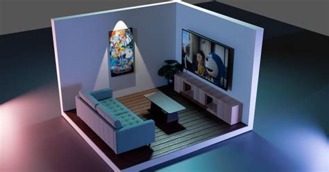 mohd moazzam on linkedin i create a small room 3d model my favourite cartoon ️ doraemon