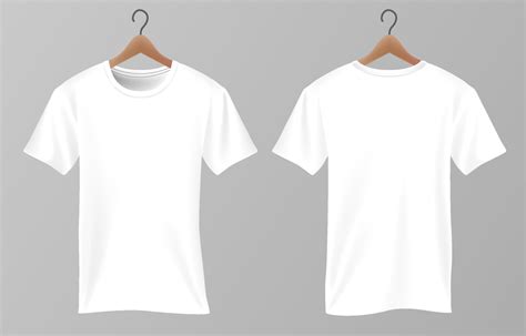 Realistic White T Shirt Mock Up 21356698 Vector Art At Vecteezy