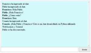 Chat vía web con WebSockets y Twisted Recursos Python