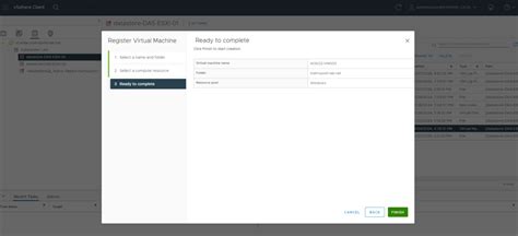 Restoreregister A Vm Or Vm Template In Vsphere