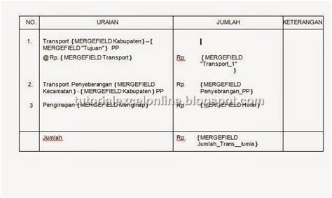 Cara Menampilkan Titik Pemisah Ribuan Rupiah Dalam Mailmerge Word Dari