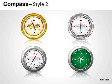Compass Style 2 Powerpoint Presentation Slides Powerpoint Templates