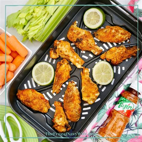 Air Fryer Tajin Chicken Wings Recipe The Frugal Navy Wife