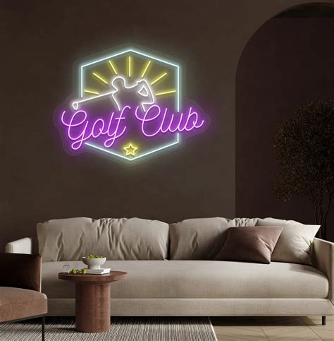 Golf Club Neon Sign