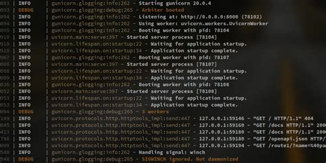 Unify Python Logging For A Gunicornuvicornfastapi Application Dev
