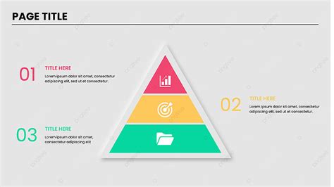 Business Infographic Triangle Diagram Powerpoint Template Three Steps Or Options Vector Template