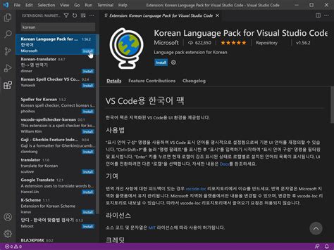 Vs Code 설치와 인터페이스 한글로 바꾸기