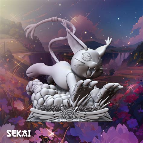 🗿 Gatomon Sculpture Sekai 3d Models Tested And Ready For 3d
